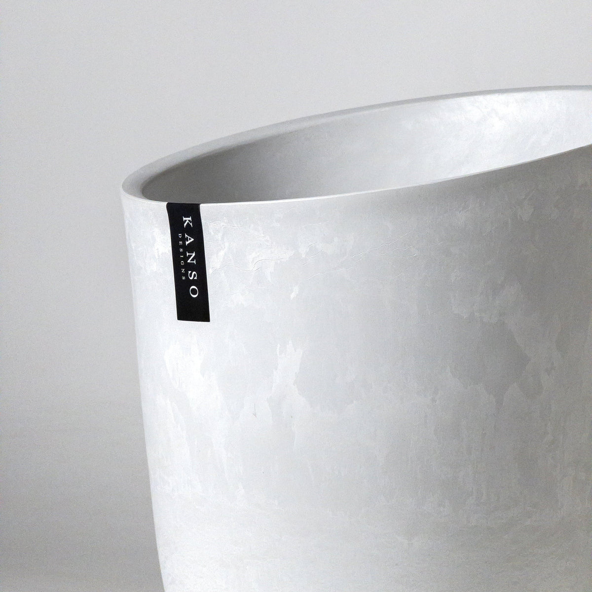 Tall Signature Stone Angled Planter – VI Plant Shop